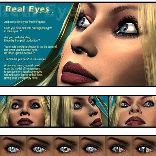 Real Eyes 1.5 | Daz 3D