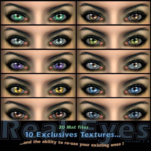 Real Eyes 1.5 | Daz 3D