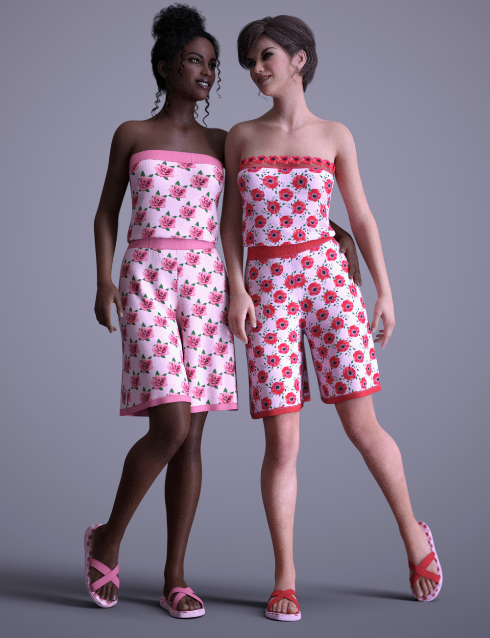 dForce Jolly Romper Outfit for Genesis 8 Female(s) | Daz 3D