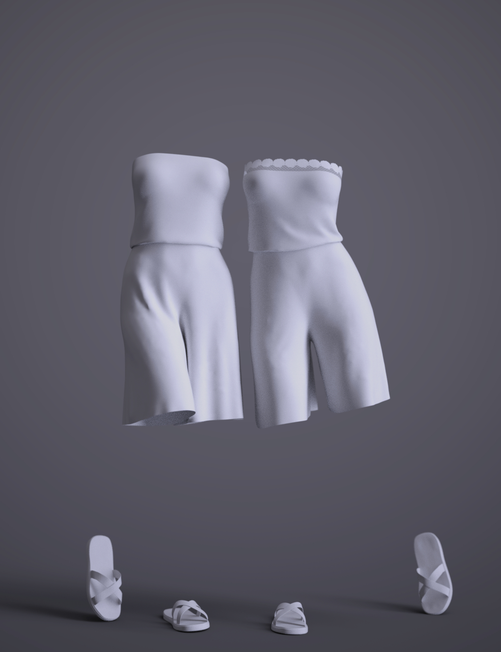 dForce Jolly Romper Outfit for Genesis 8 Female(s) | Daz 3D
