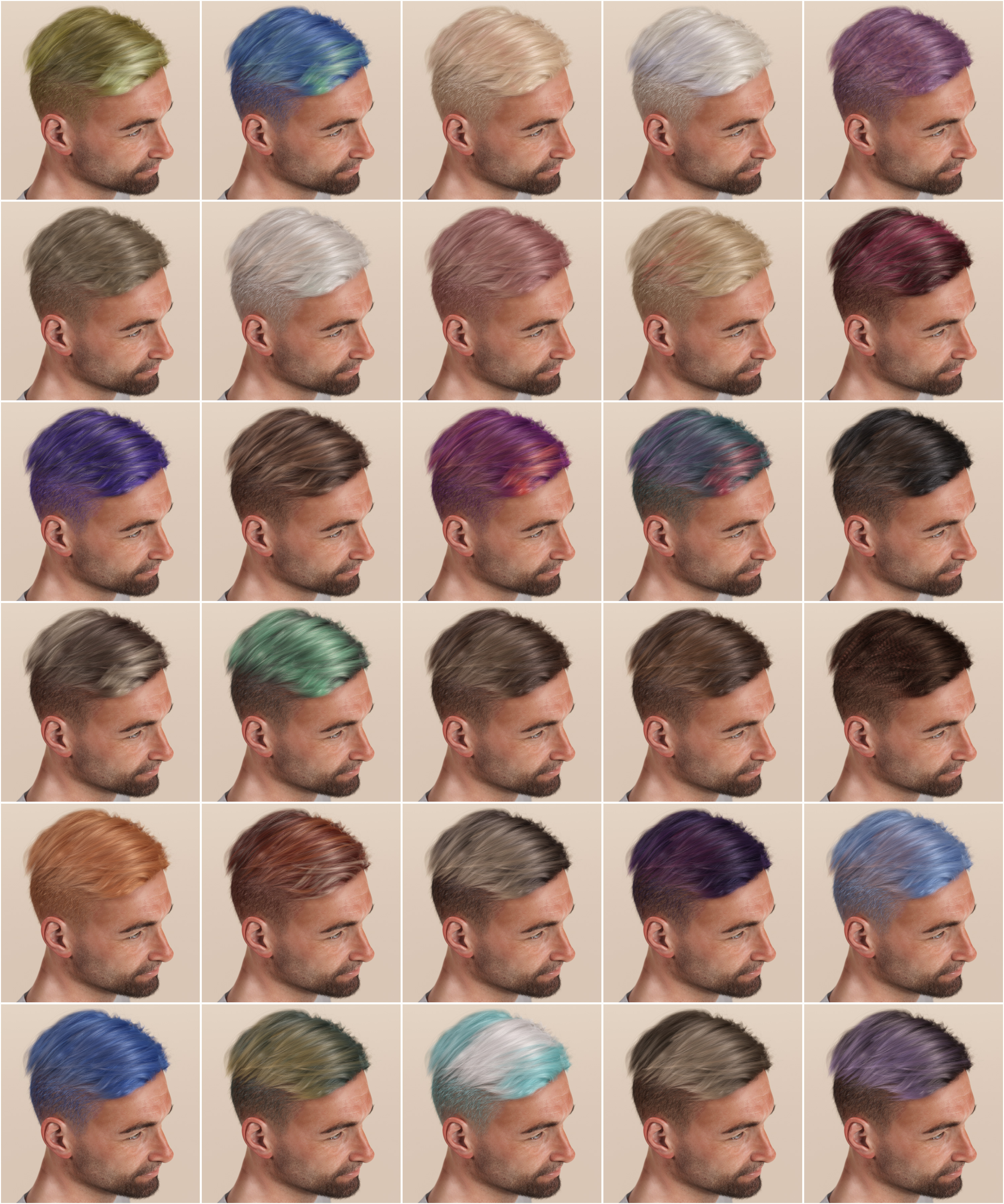 Texture Expansion for Short Fade Hair | Daz 3D