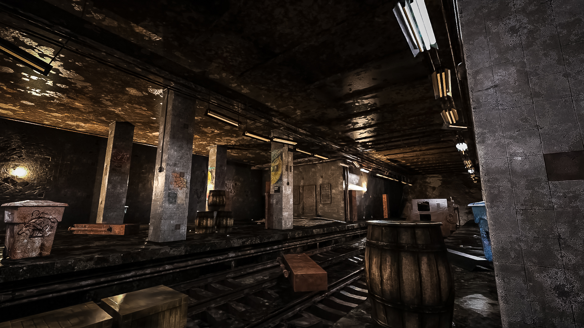 Abandoned Subway Station | Daz 3D