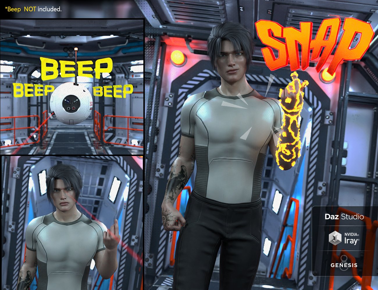 Comic Kit 2 | Daz 3D