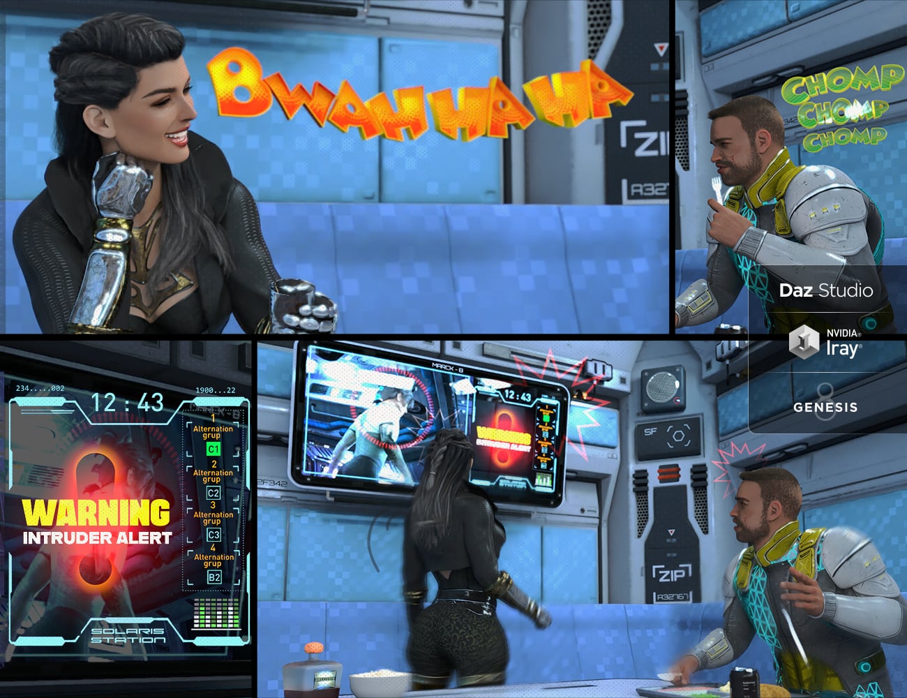 Comic Kit 2 | Daz 3D