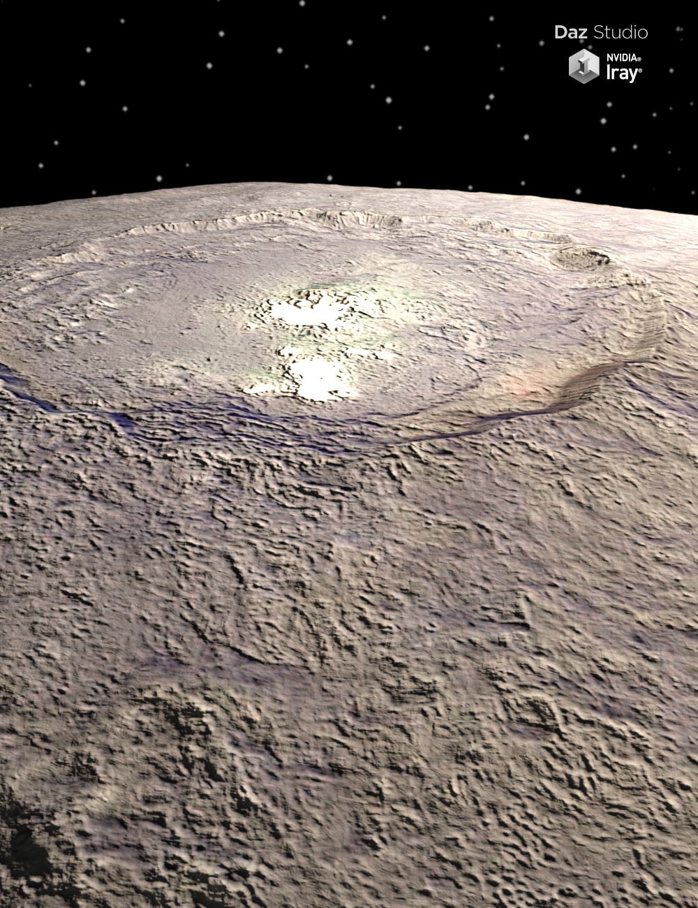 Ceres the Dwarf Planet | Daz 3D