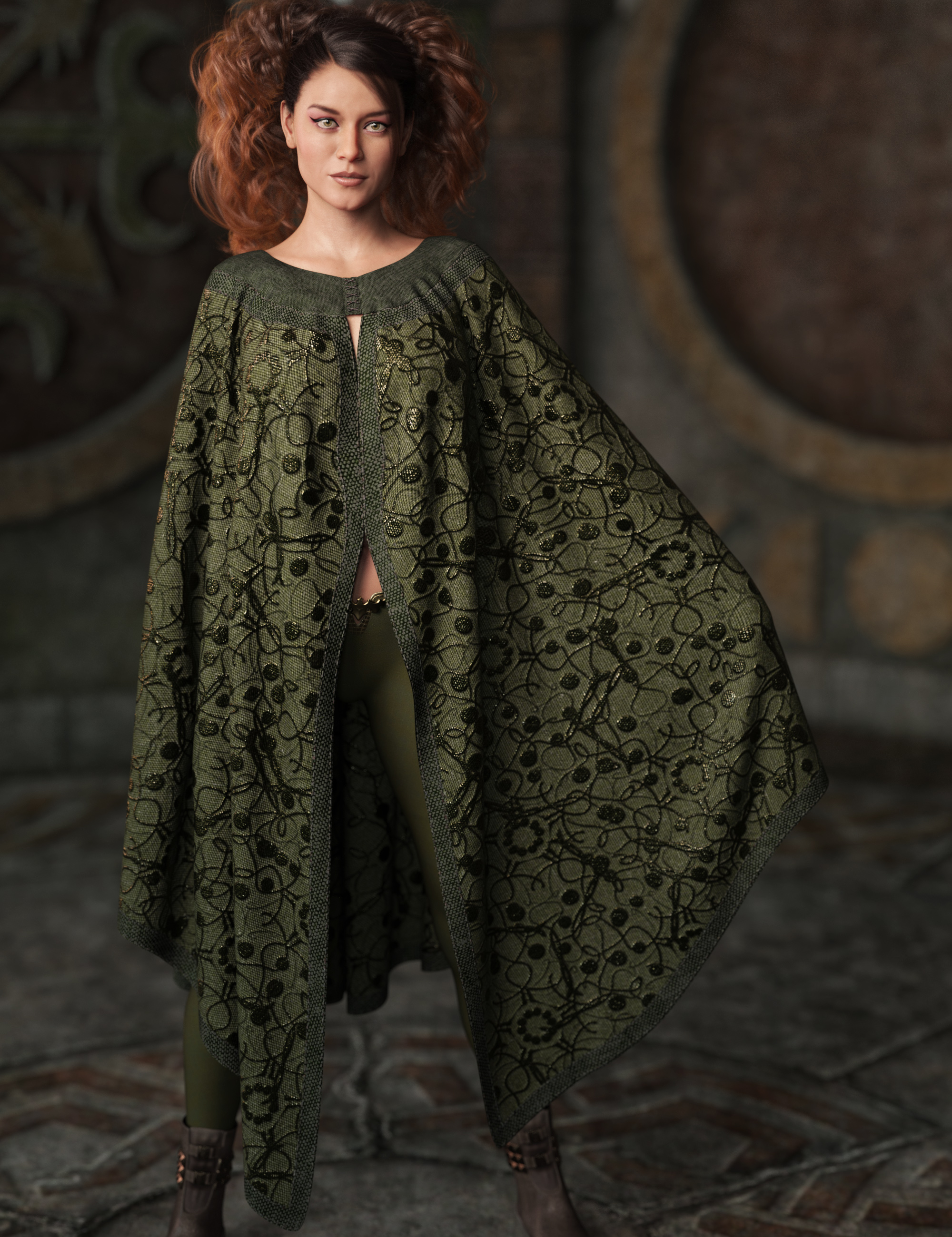 Texture Expansion for dForce High Fantasy Cloaks - Volume 2 | Daz 3D