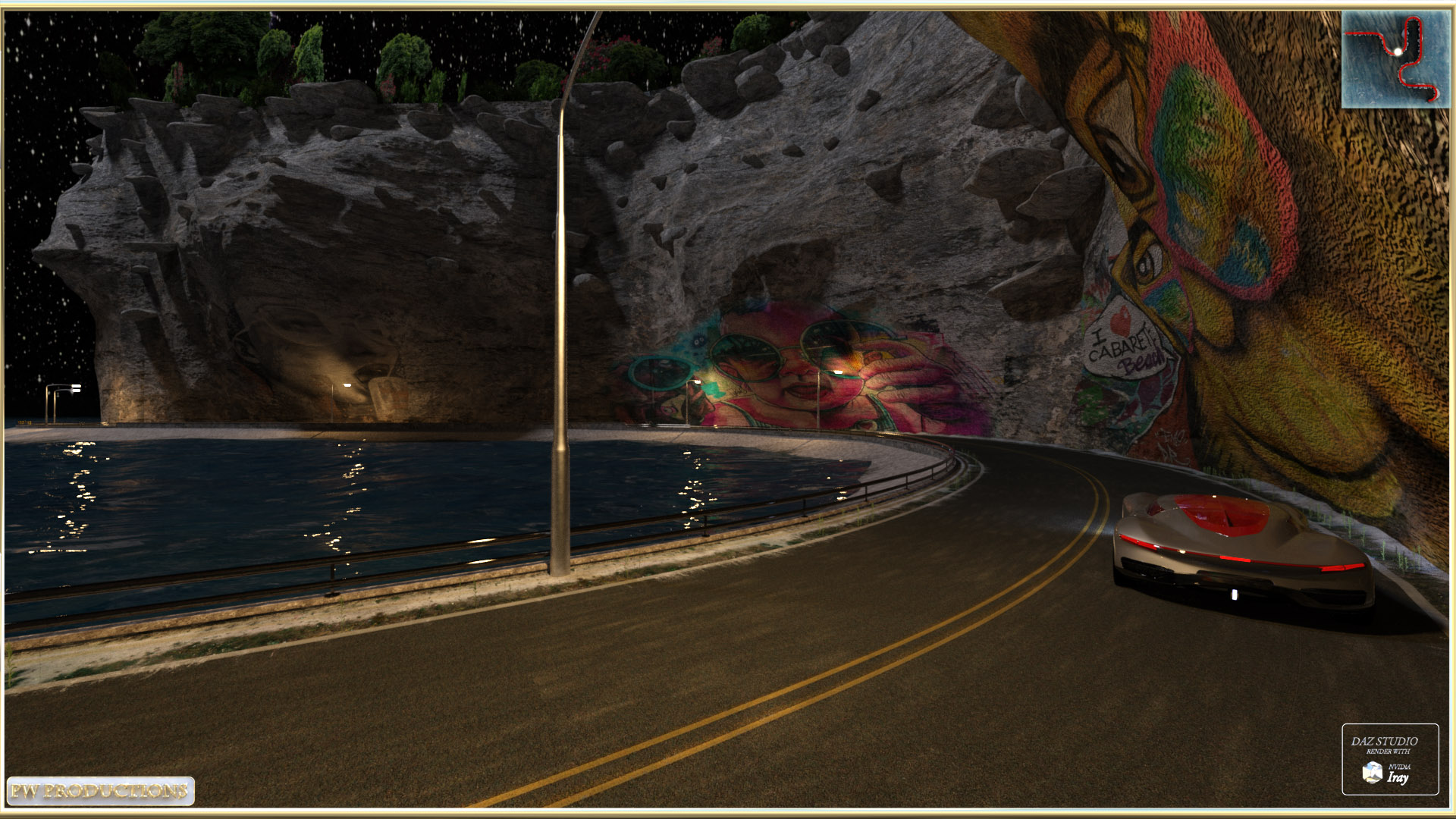 PW Cliff Road | Daz 3D