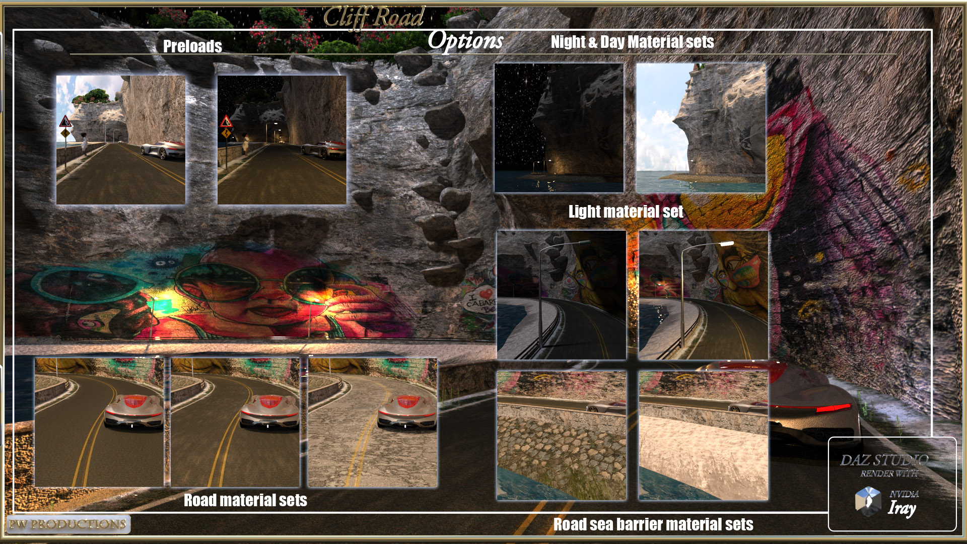 PW Cliff Road | Daz 3D