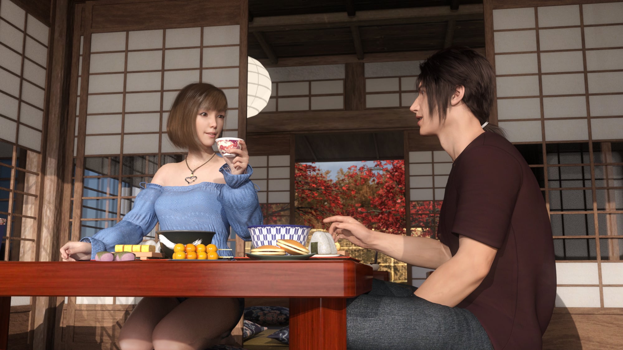 Traditional Japanese Tea Shop | Daz 3D