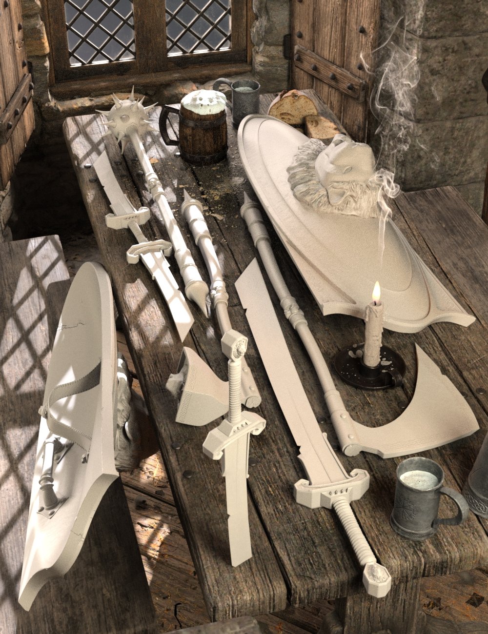 Albion Weapons Collection | Daz 3D