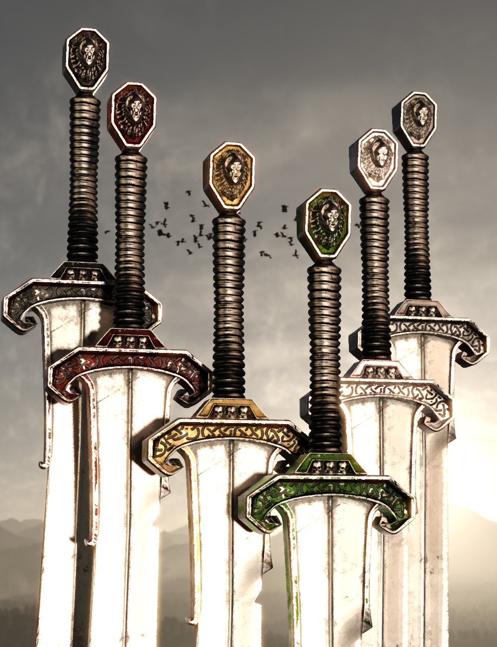 Albion Weapons Collection | Daz 3D