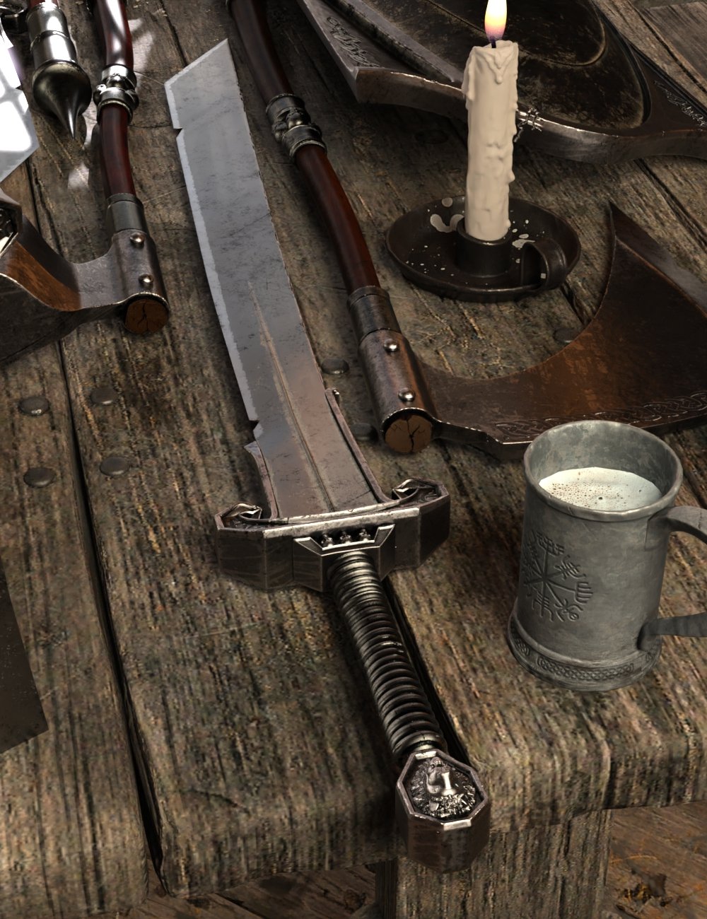Albion Weapons Collection | Daz 3D
