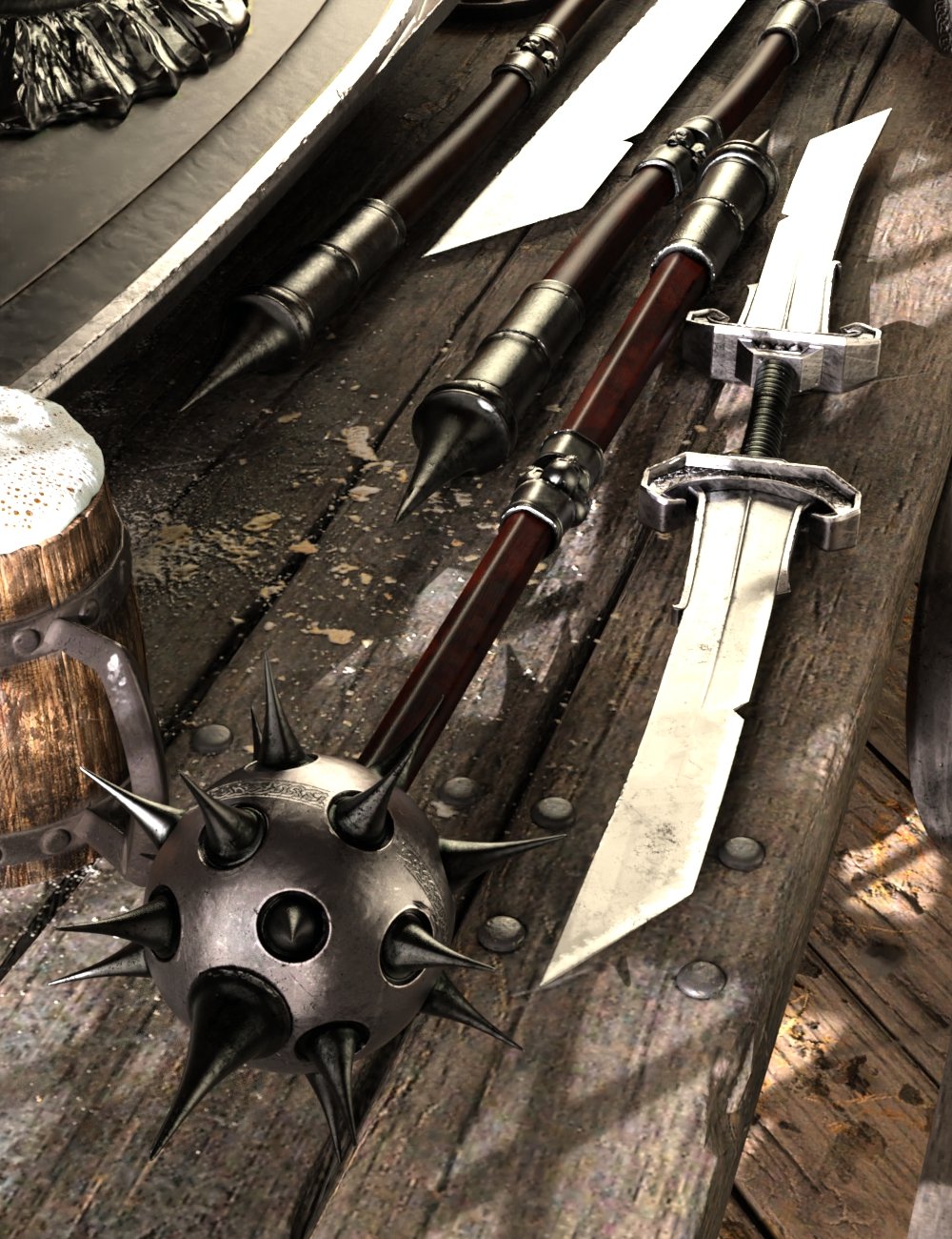 Albion Weapons Collection | Daz 3D