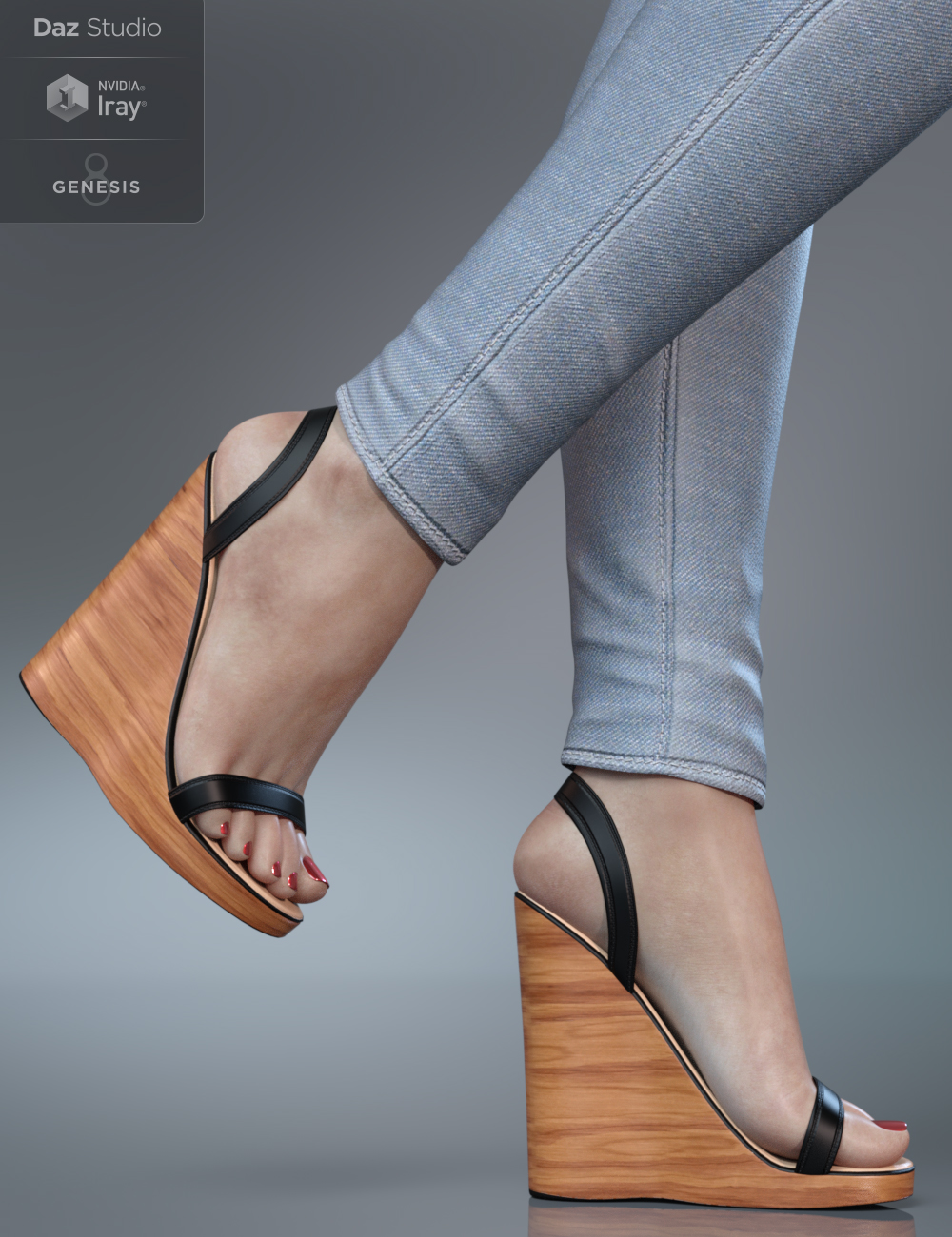Wrap Wedges for Genesis 8 Female(s) | Daz 3D