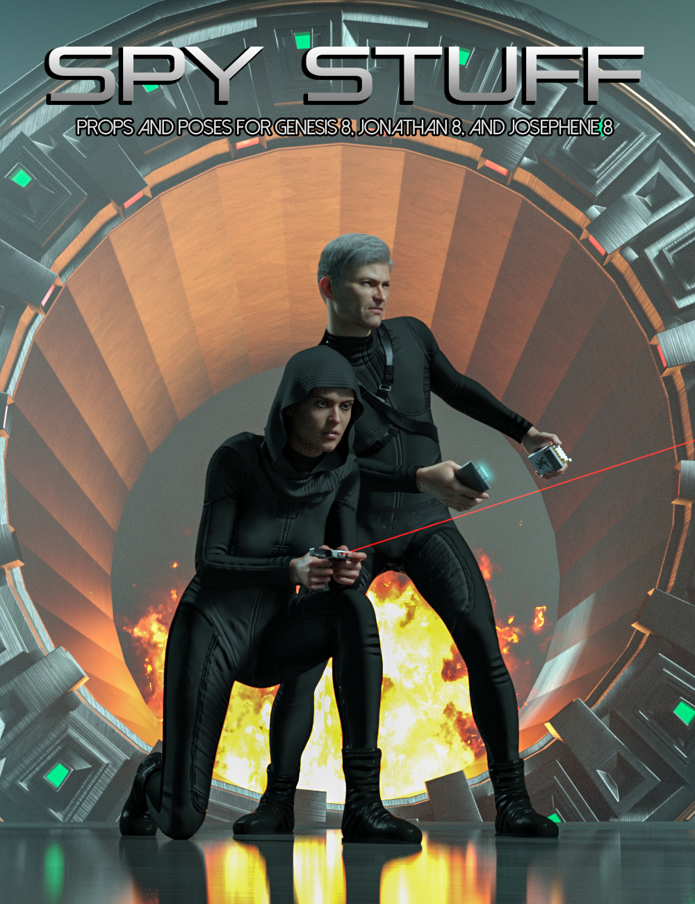 Enemy Agent Bundle | Daz 3D