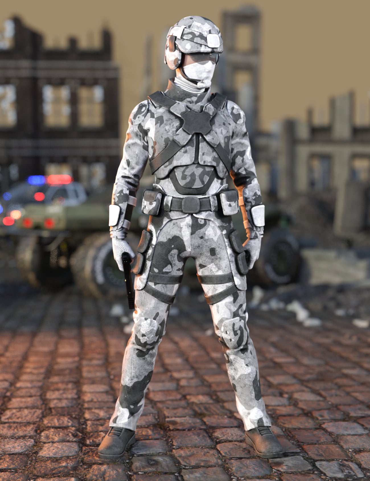 Assault Soldier Outfit for Genesis 8 Male(s) | Daz 3D