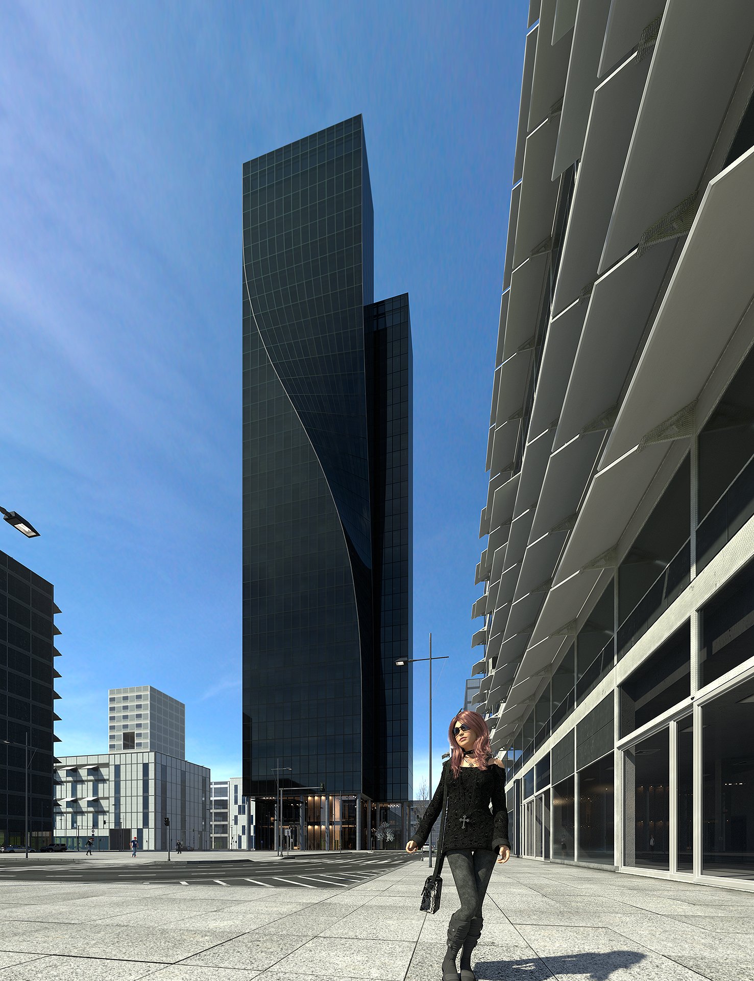 Twisted Tower | Daz 3D