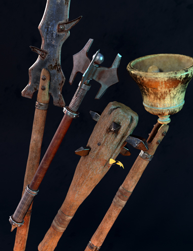 Brutal Weapons for Ogre HD | Daz 3D