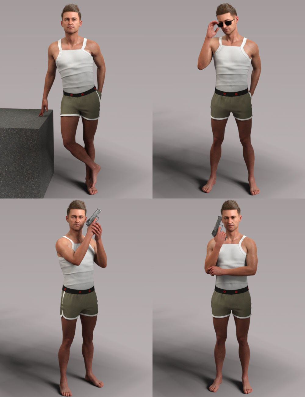 Dangerous Poses for Jonathan 8 | Daz 3D