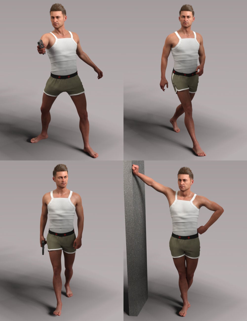 Dangerous Poses for Jonathan 8 | Daz 3D