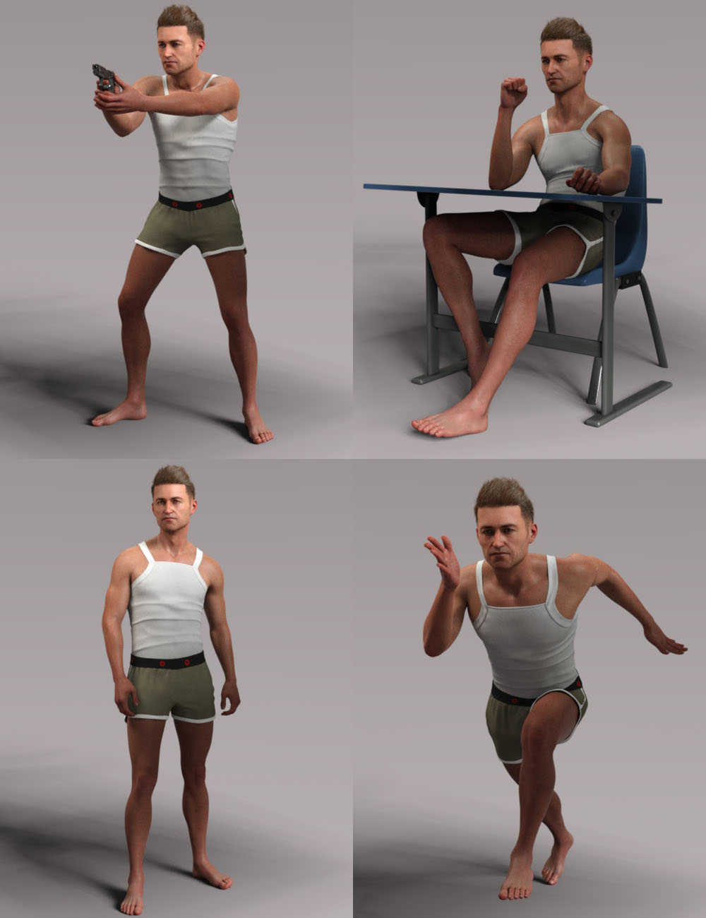 Dangerous Poses for Jonathan 8 | Daz 3D