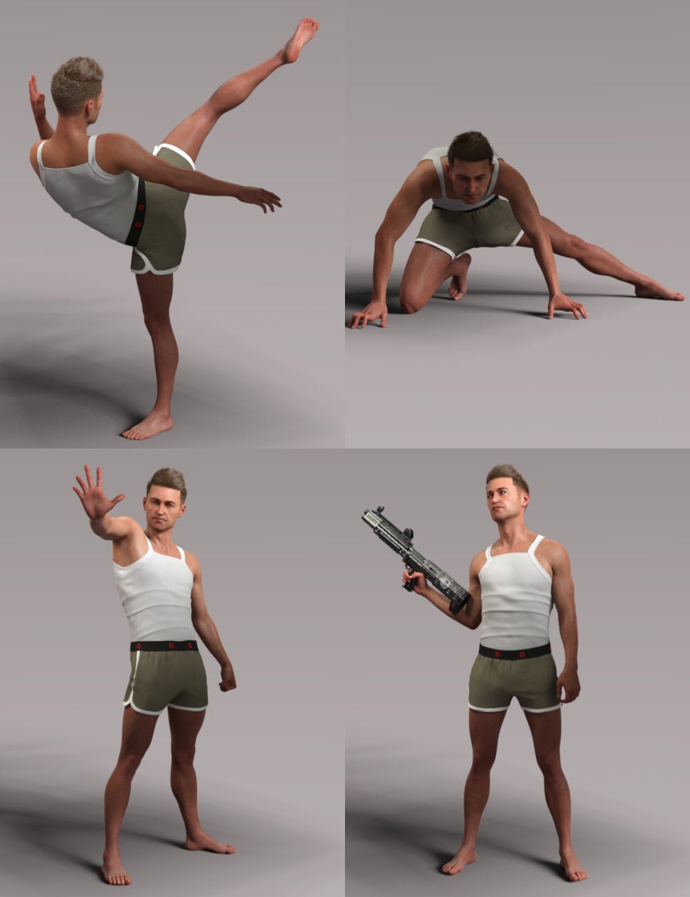 Dangerous Poses for Jonathan 8 | Daz 3D