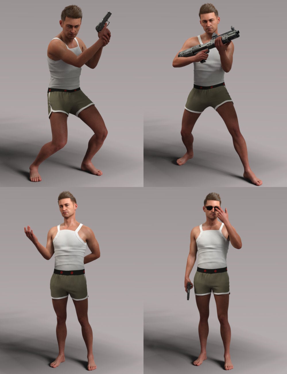 Dangerous Poses for Jonathan 8 | Daz 3D