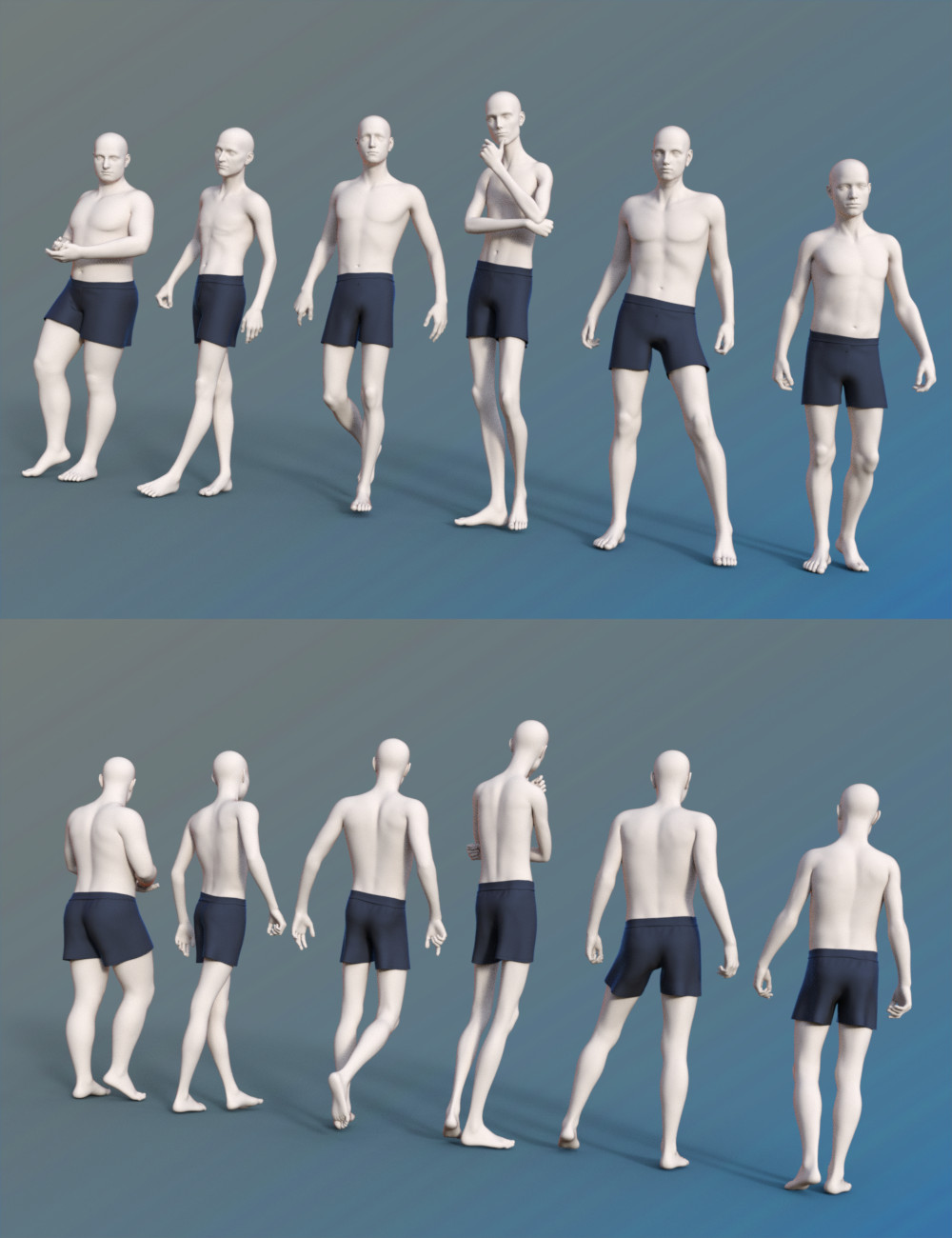 FSL Everyday People Shapes | Daz 3D