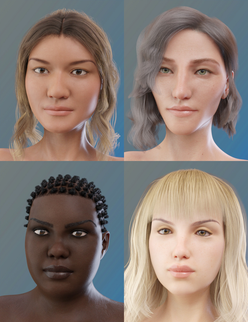 FSL Everyday People Shapes | Daz 3D