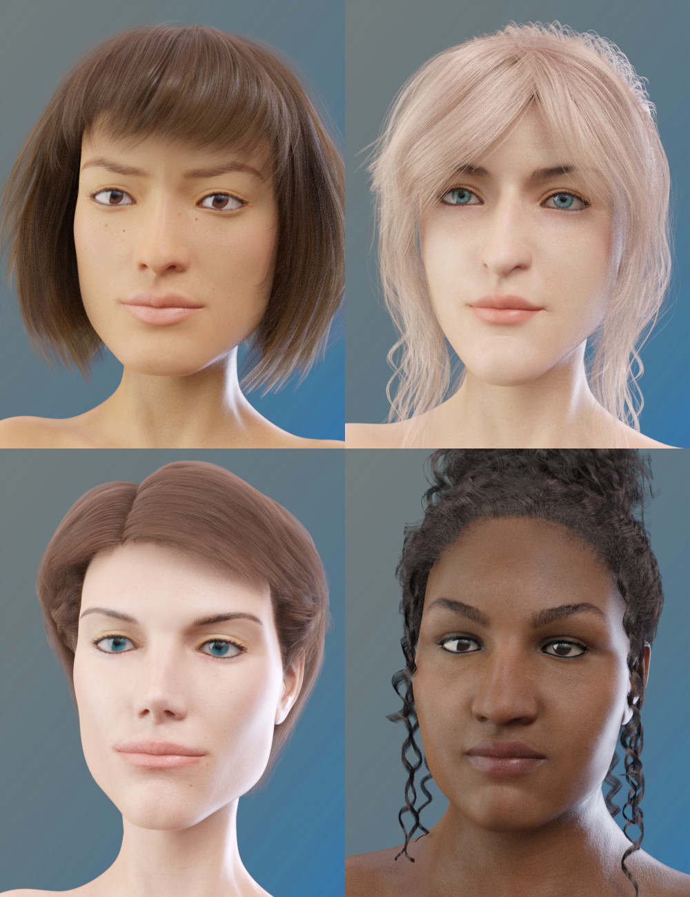FSL Everyday People Shapes | Daz 3D