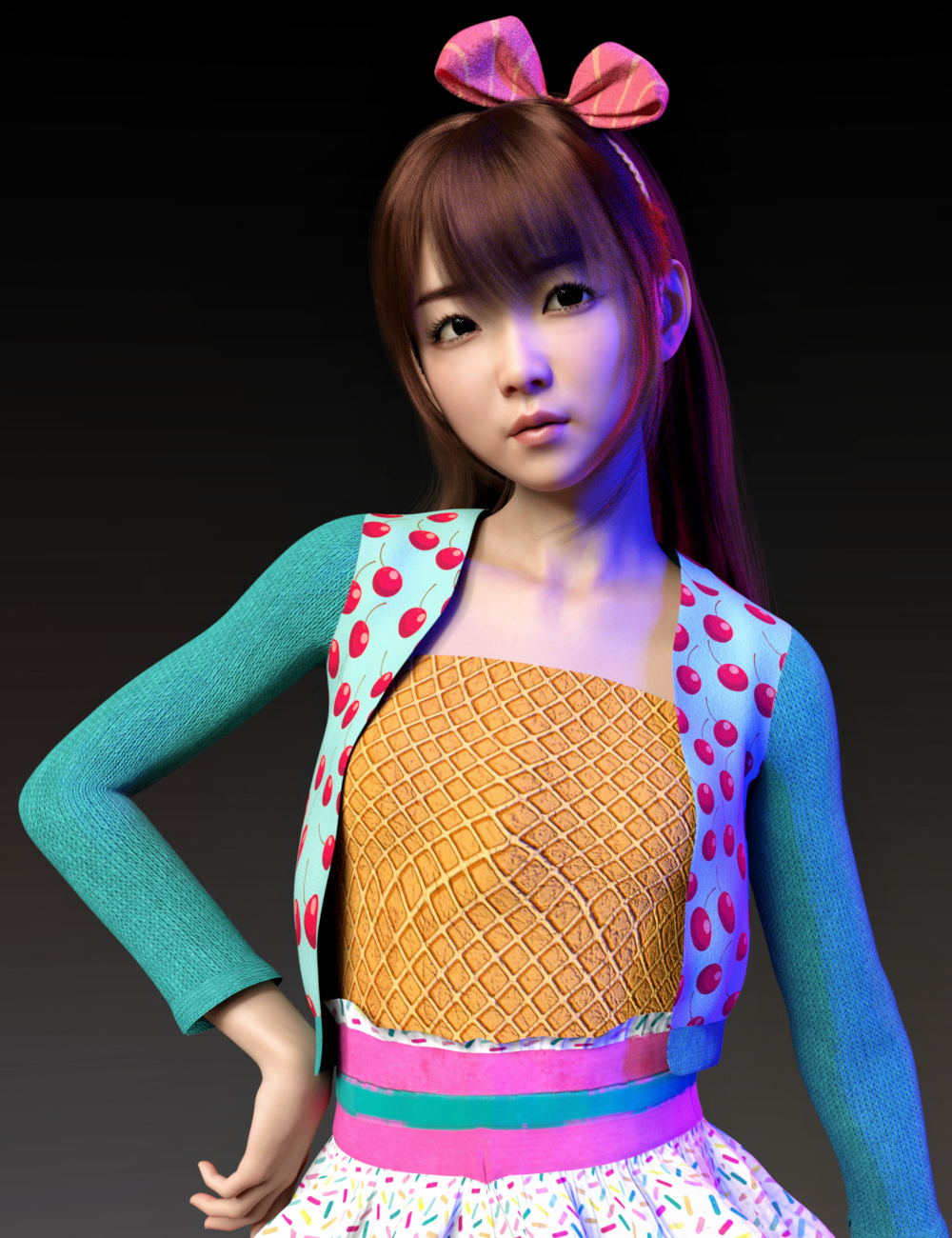 Hashimoto Character and Hair for Genesis 8 Female | Daz 3D