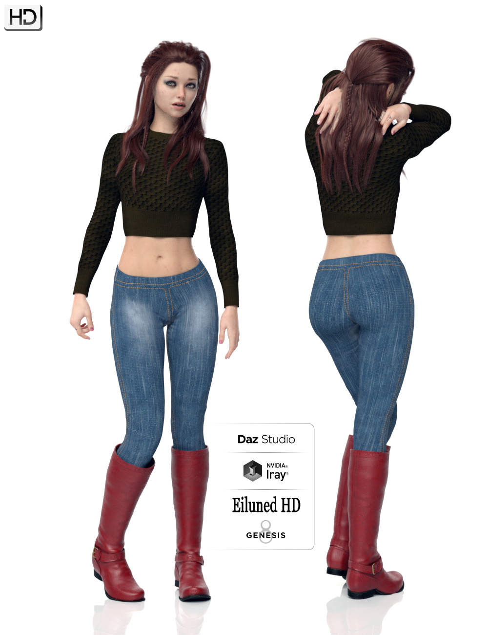 Eiluned HD For Genesis 8 Female | Daz 3D