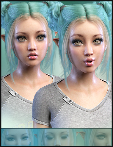 iV Sprightly Wonder Expressions For Genesis 8 Female(s) | Daz 3D