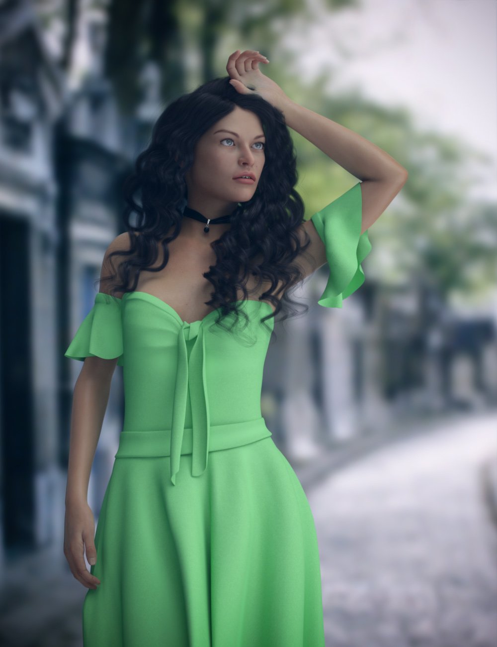 Easy DOF Backgrounds Paris | Daz 3D