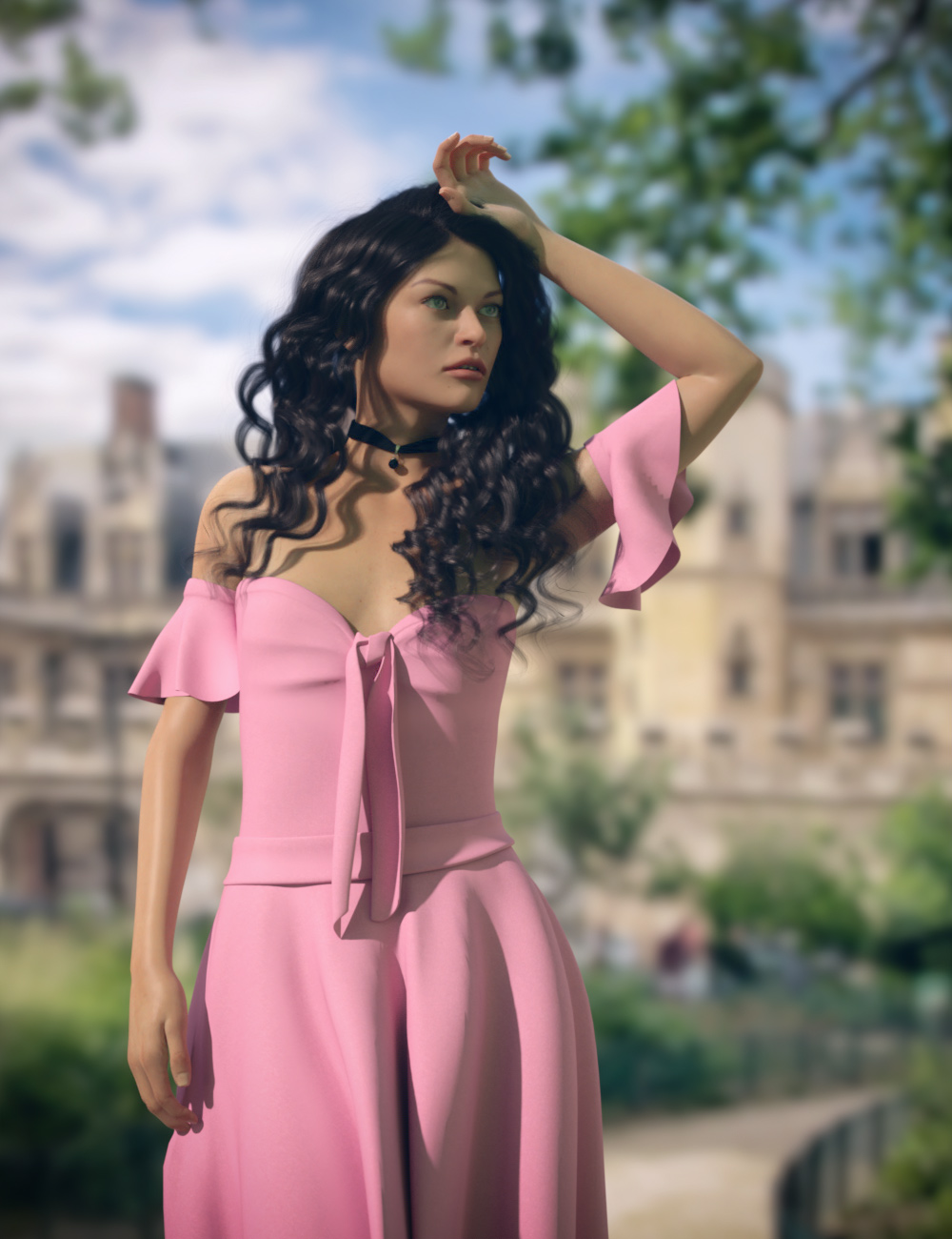 Easy DOF Backgrounds Paris | Daz 3D