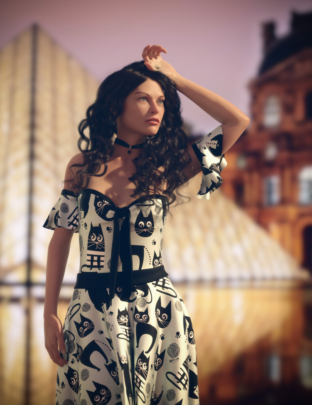 Easy DOF Backgrounds Paris | Daz 3D
