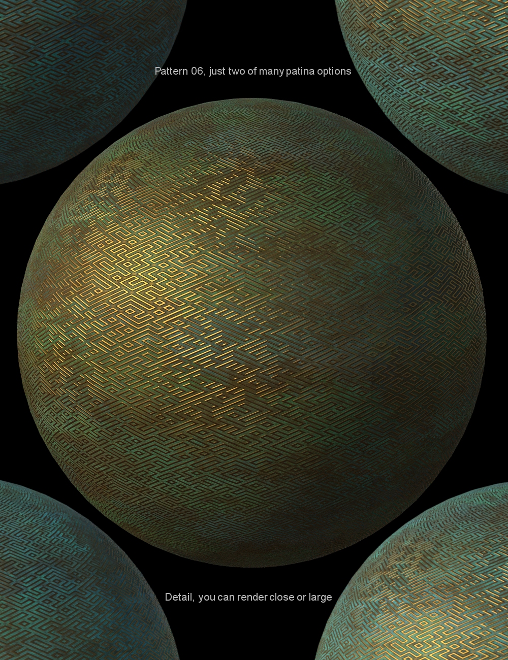 4K Metal Shader Presets 1 for Iray | Daz 3D
