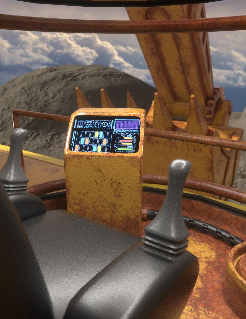 Sci-Fi Excavator | Daz 3D