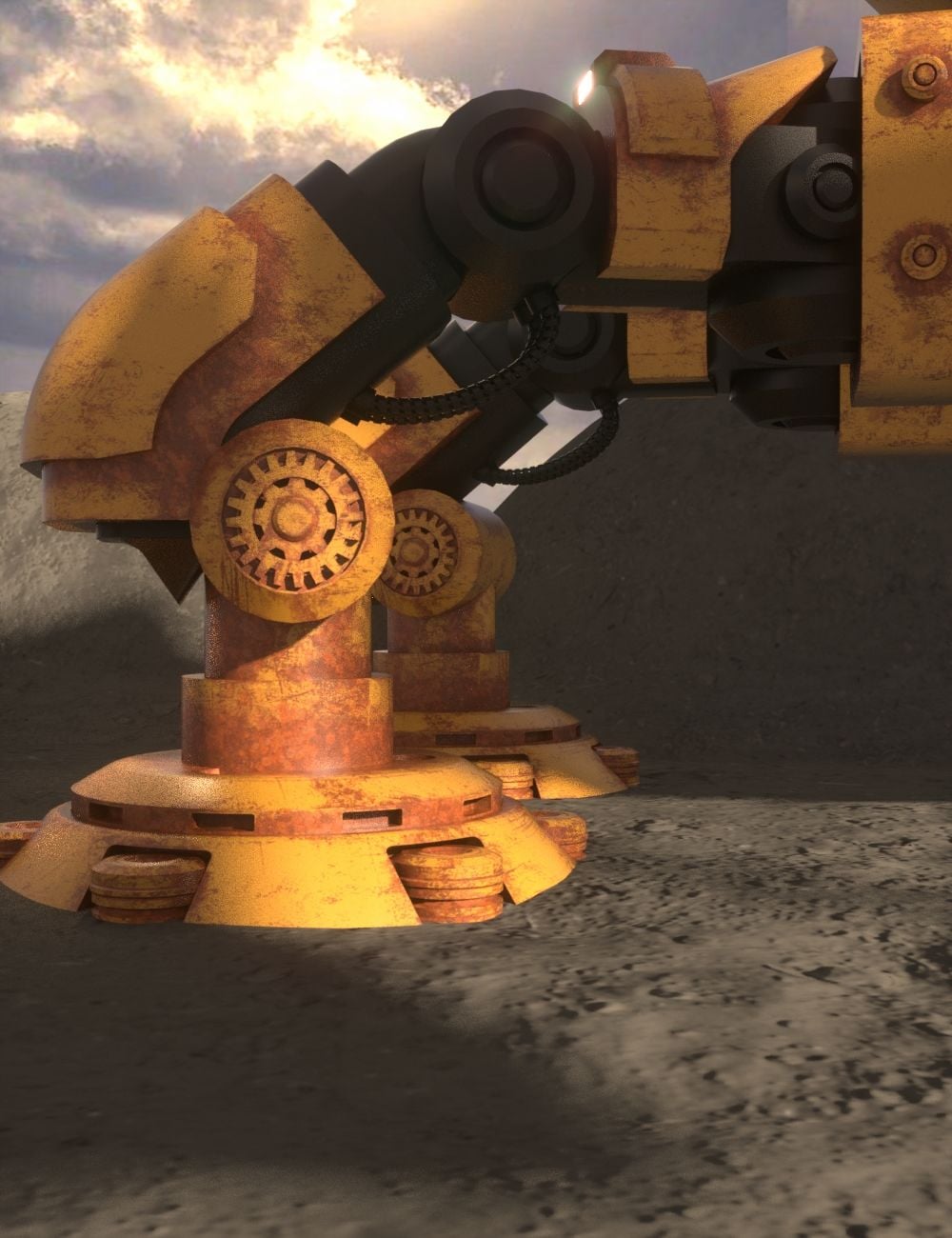Sci-Fi Excavator | Daz 3D