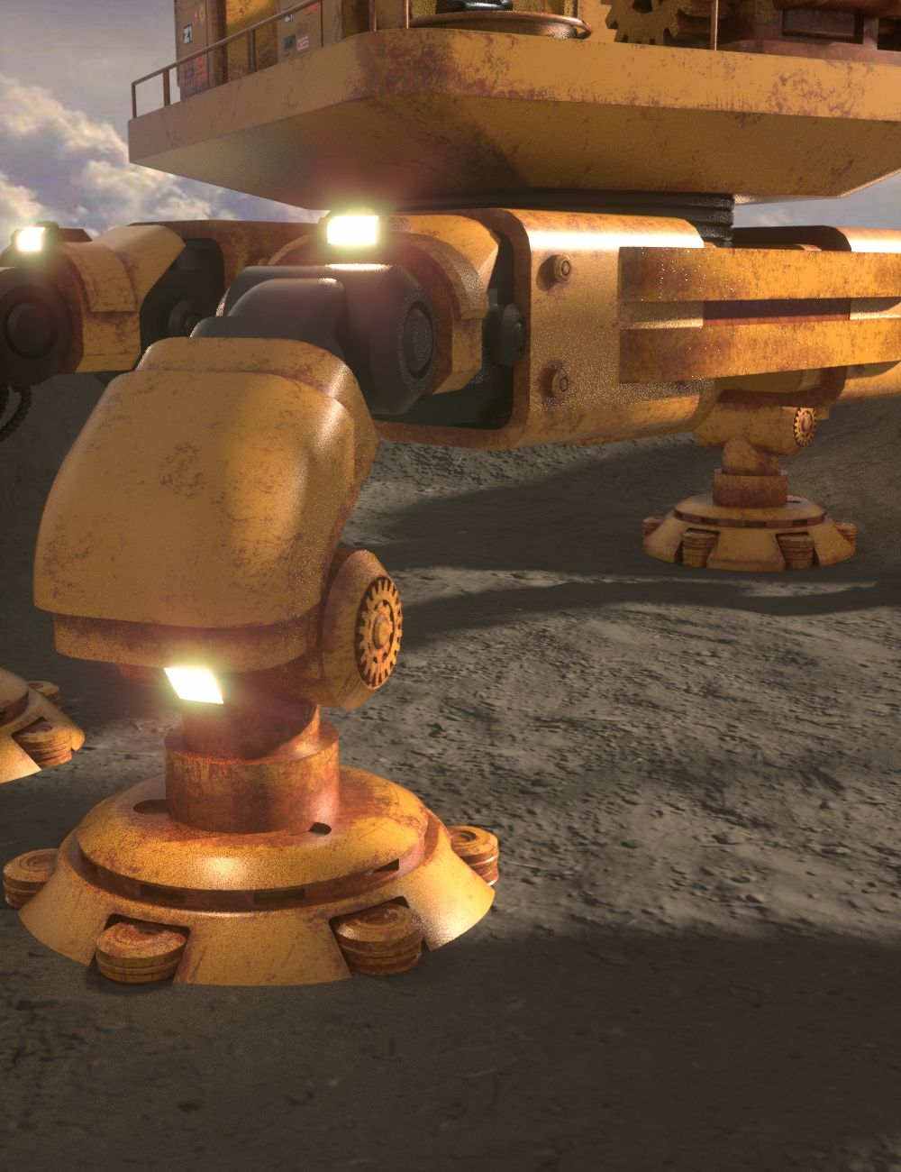 Sci-Fi Excavator | Daz 3D