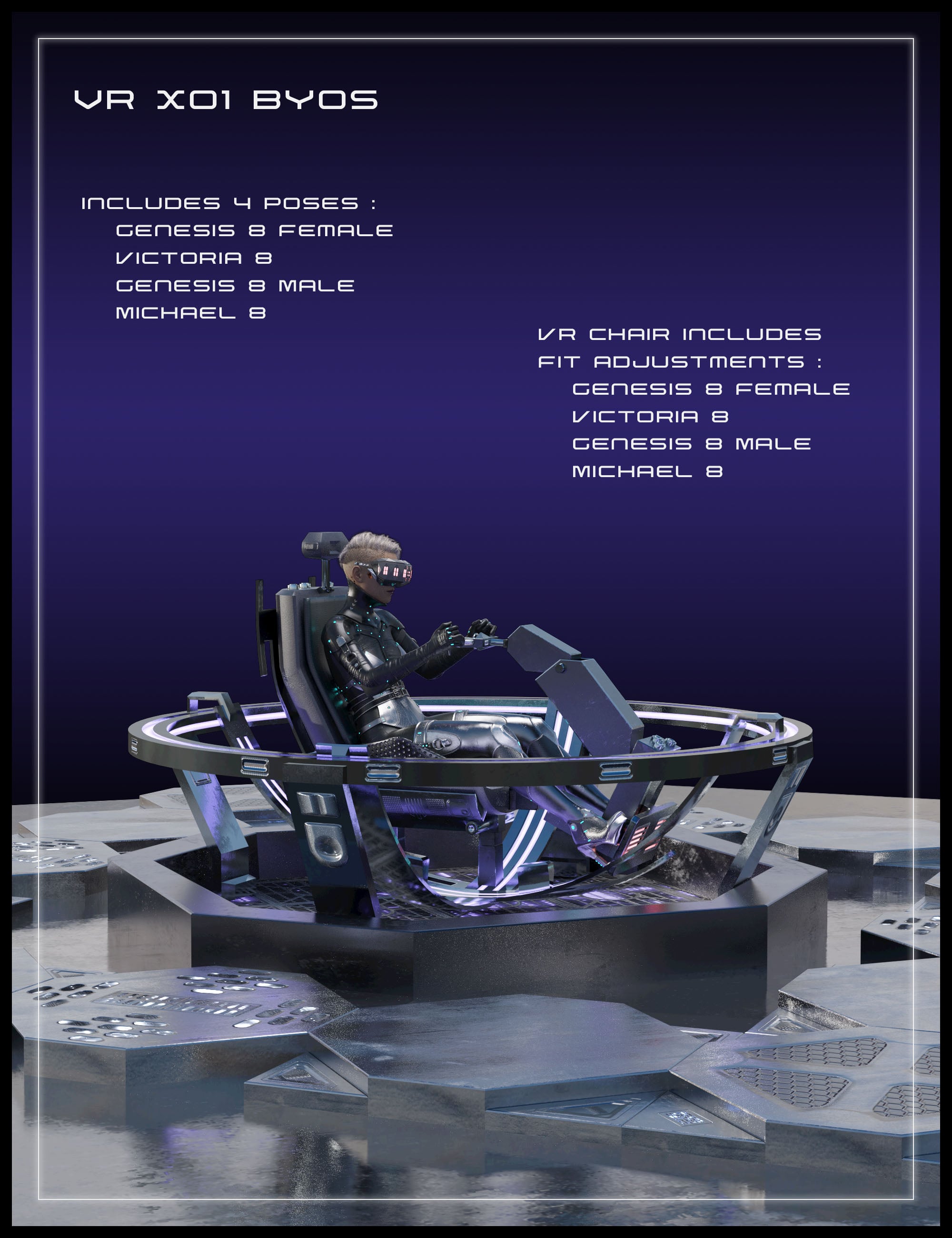 VR X01 BYOS Modular | Daz 3D