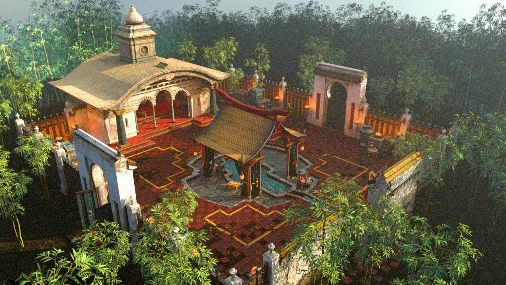 Khan's Tiger Den | Daz 3D