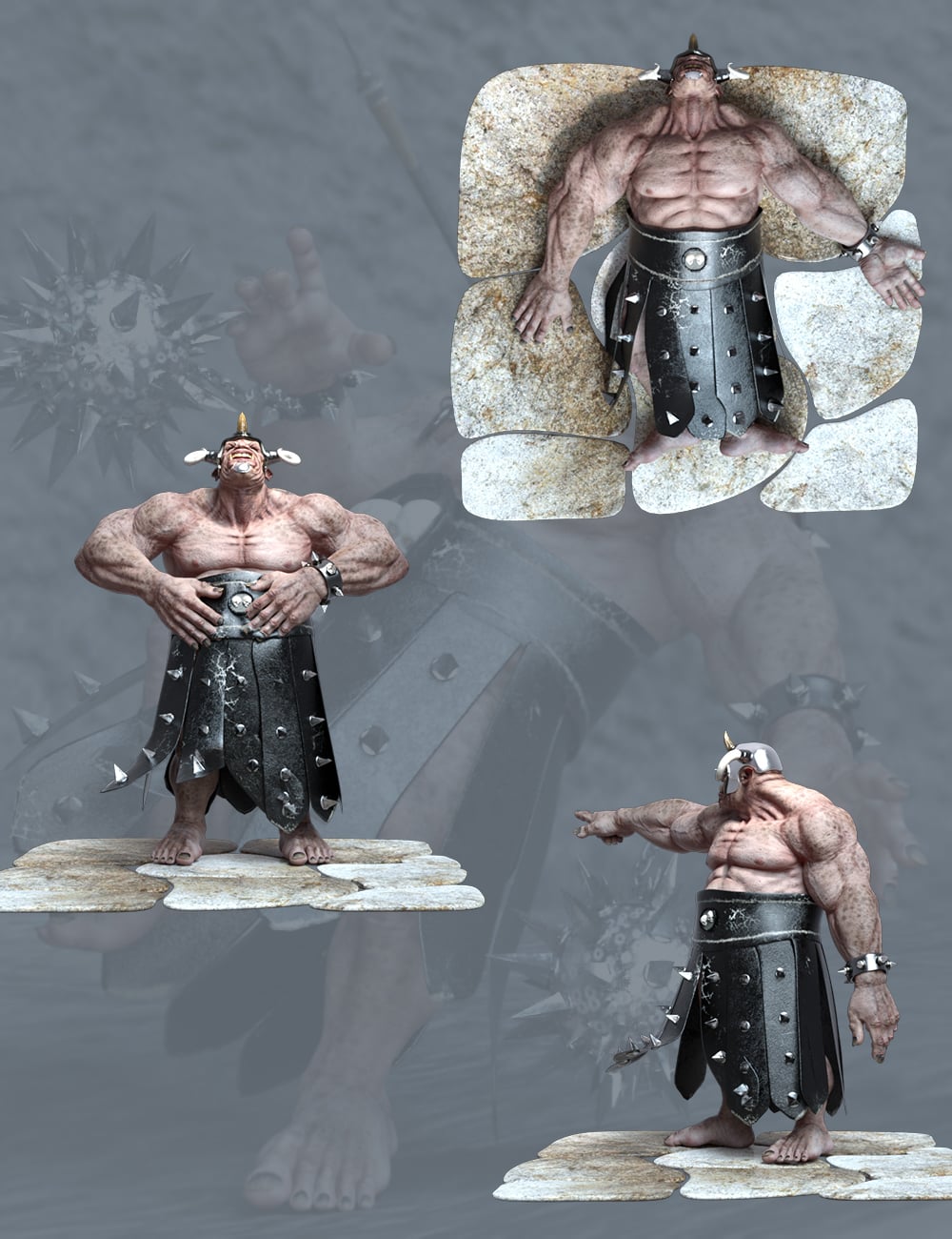 Ogre Poses for Genesis 8 Ogre HD | Daz 3D