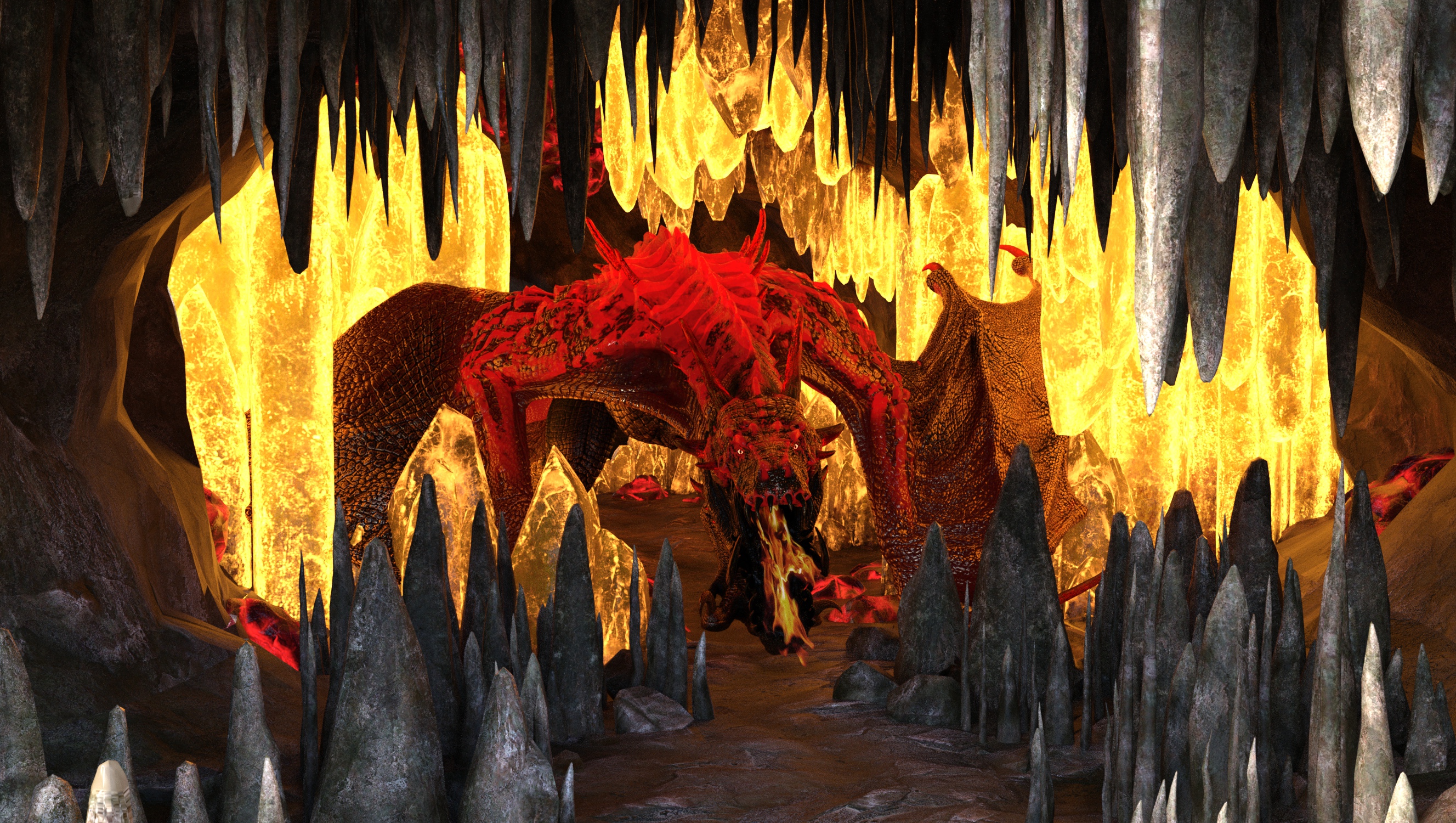 Born In Fire for HH Wyvern | Daz 3D
