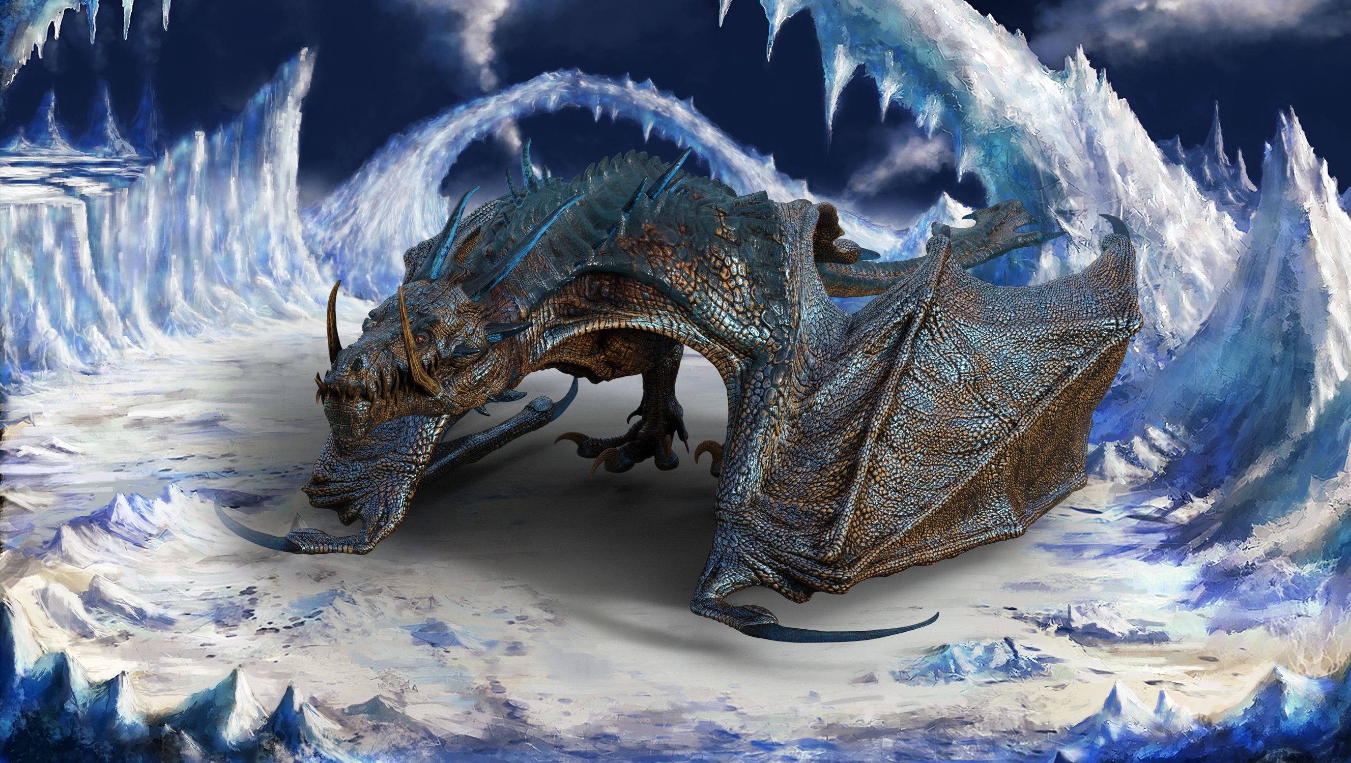 Born In Fire for HH Wyvern | Daz 3D