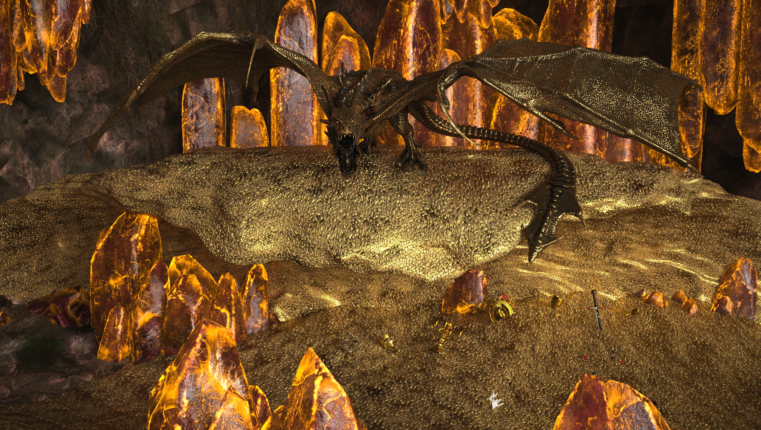 Born In Fire for HH Wyvern | Daz 3D