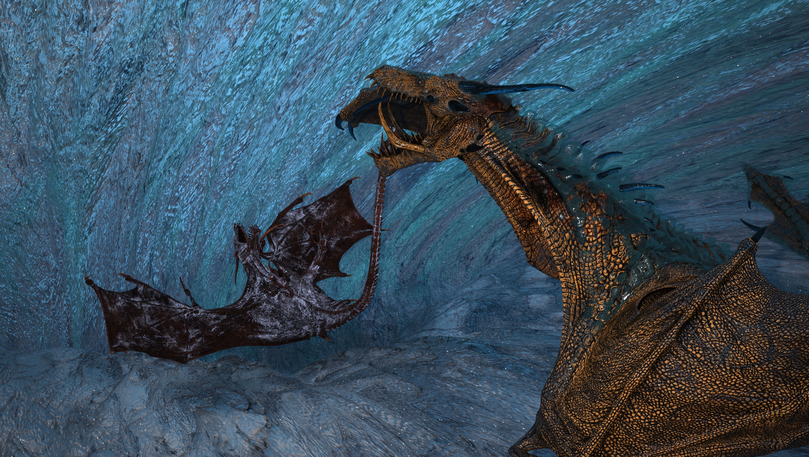 Born In Fire for HH Wyvern | Daz 3D