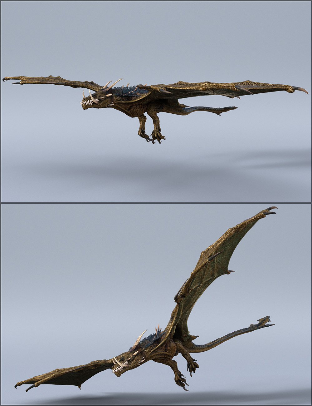 Quixotry's Poses for HH Wyvern | Daz 3D