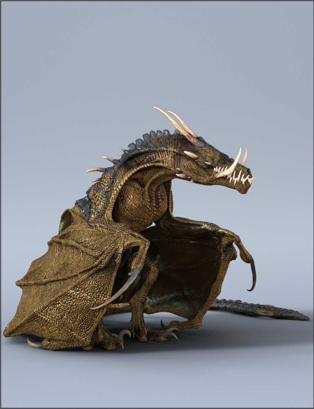Quixotry's Poses for HH Wyvern | Daz 3D
