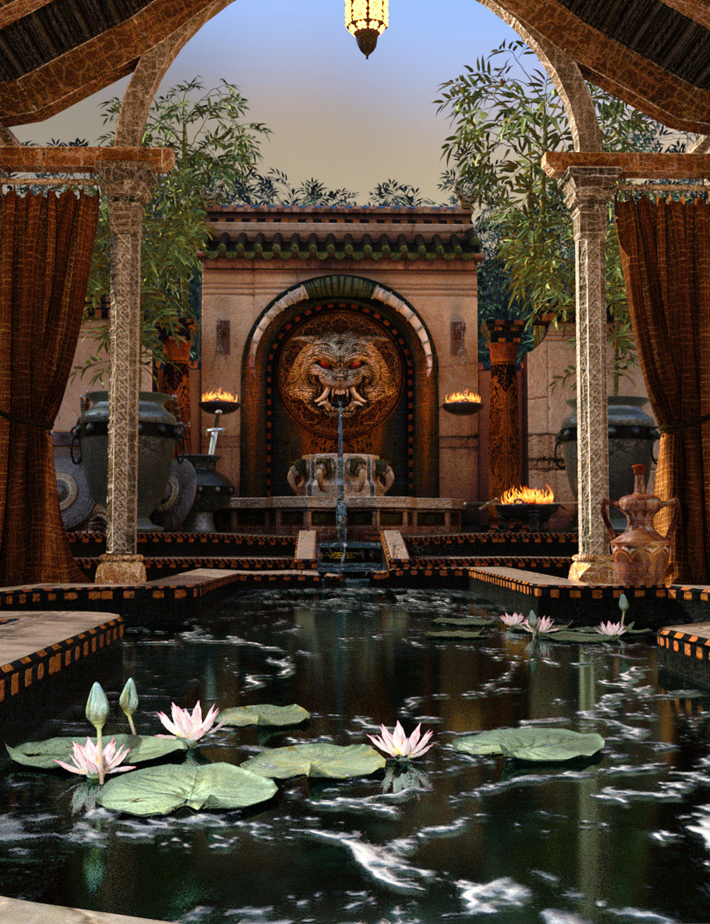 Khan's Tiger Den Bundle | Daz 3D